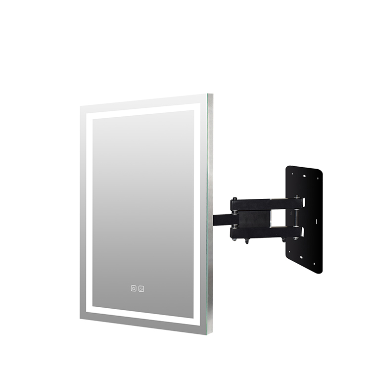 Supply Wall Mounted Lighted Bathrooms Mirrors With Rotating Bracket ...