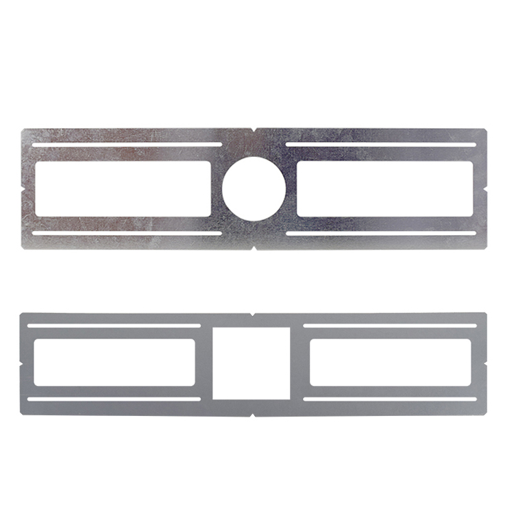 Supply Square Round Potlight Galvanized Plates Mounting Steel Frame ...