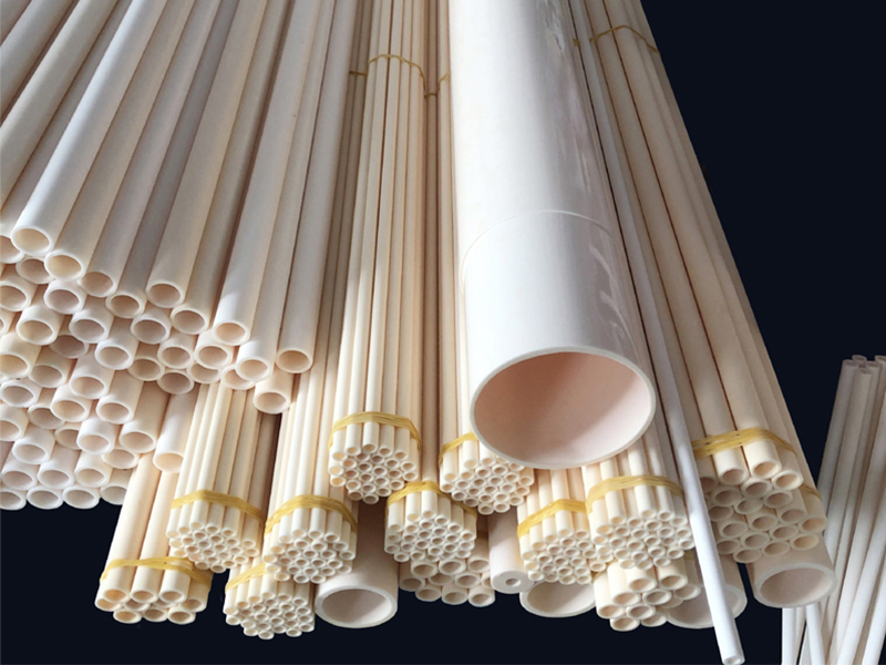Supply Alumina Ceramic Tubes/Pipes Both Open Single Bore Tubes Length ...