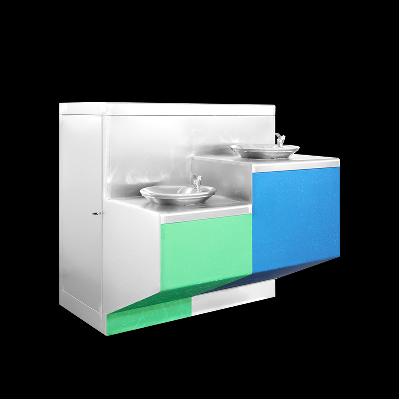Supply Double Basins Public Outdoor Stainless Steel Drinking Water ...