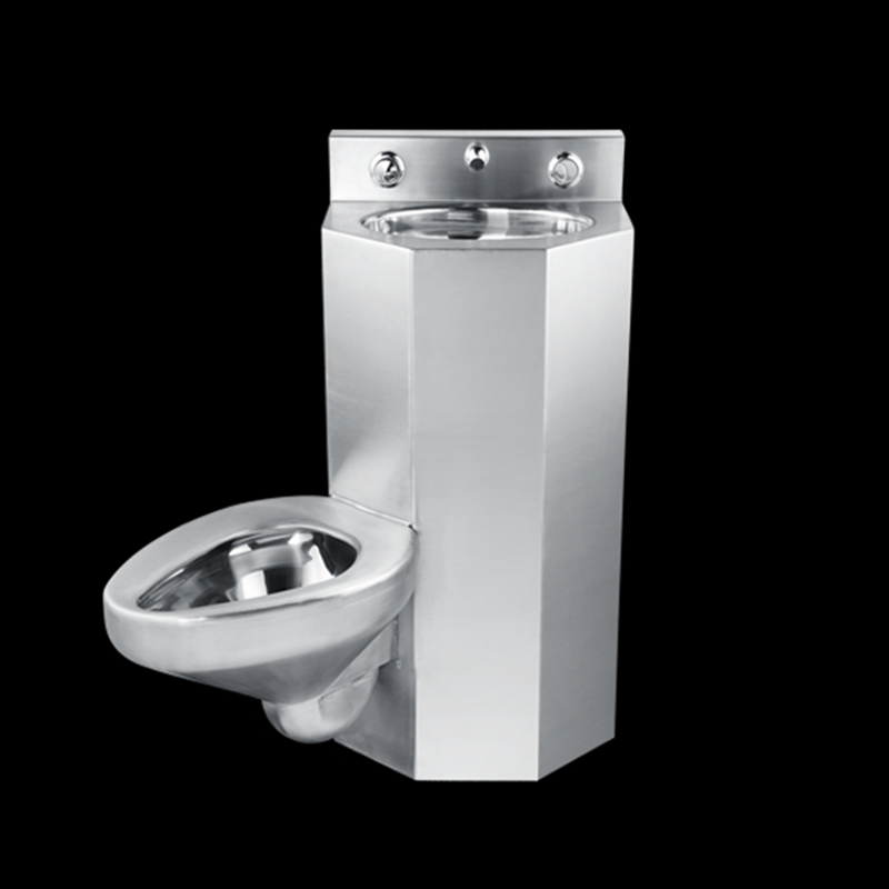 Supply Vandal resistant stainless steel metal jailhouse penal toilet ...
