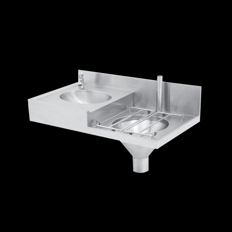 Supply OEM ODM customized hospital hand washing sink stainless steel ...
