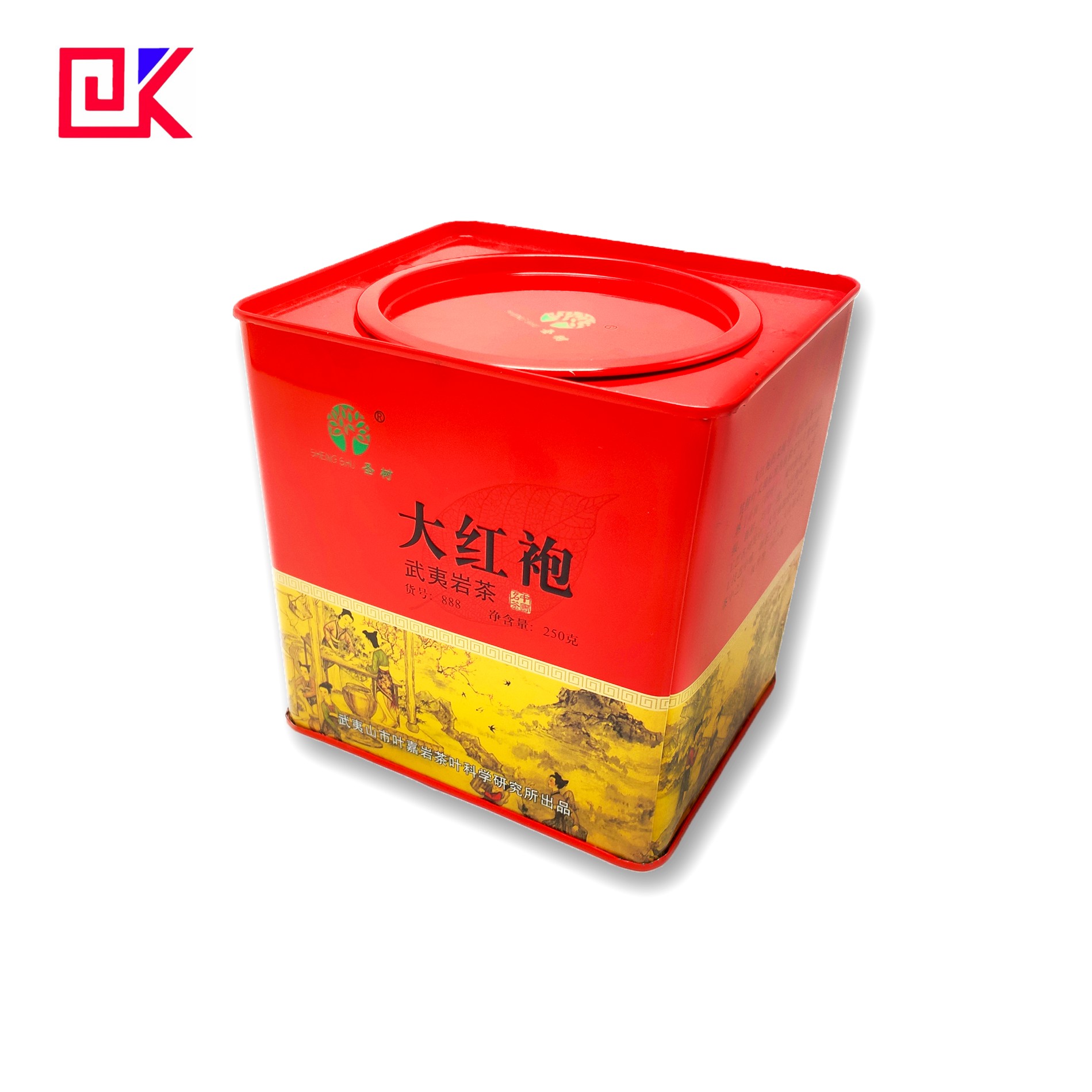 Supply Printed Square Tea Tin Box Gift Tins Wholesale Factory - Foshan ...