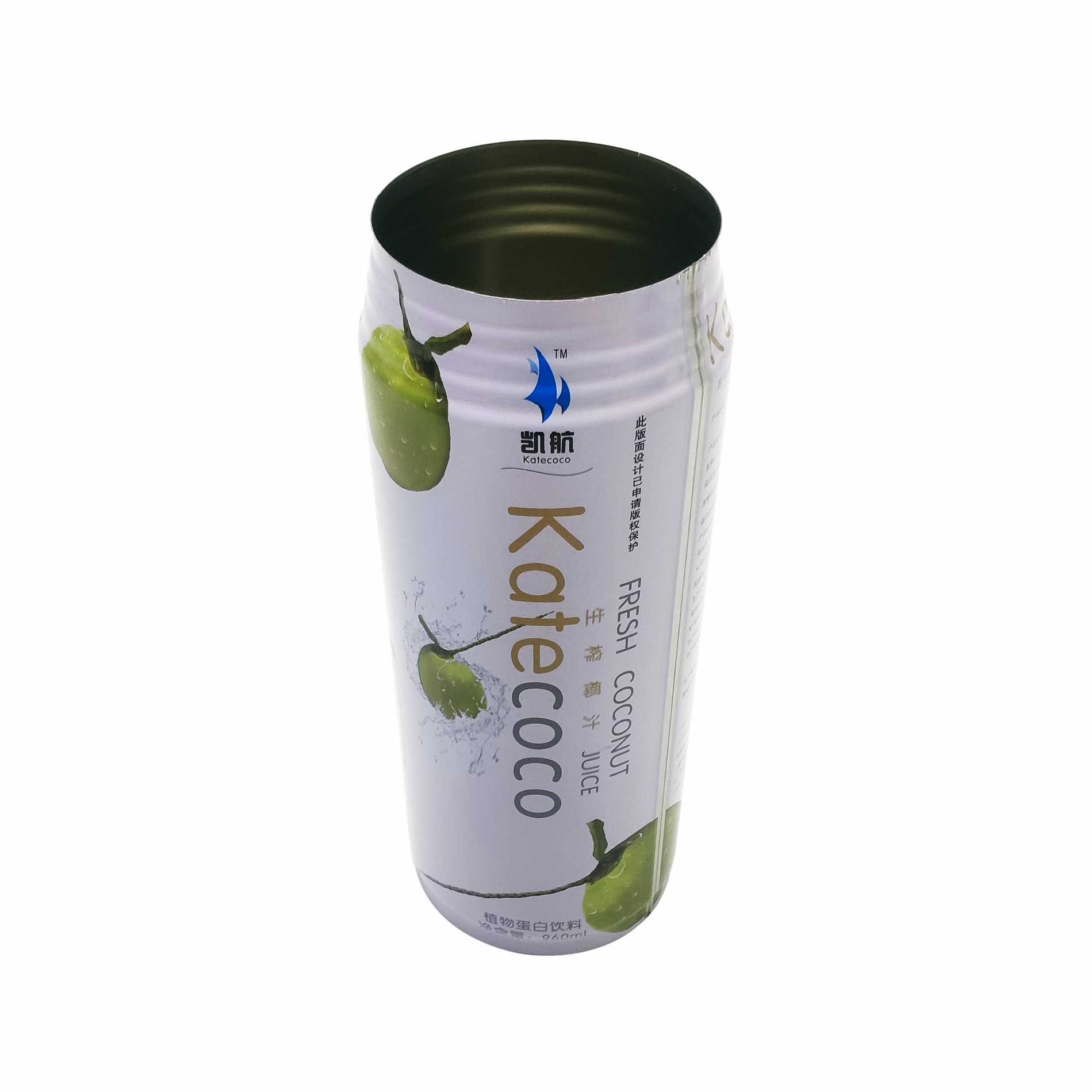 Supply Round Coconut Milk Tin 960 Ml Beverage Can Wholesale Factory ...