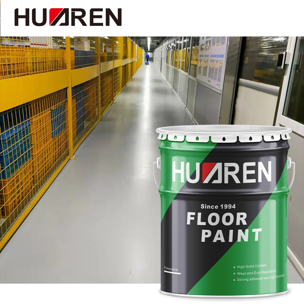 Supply Huaren High Build Semi-Gloss Finish Polyurethane Concrete Paint ...