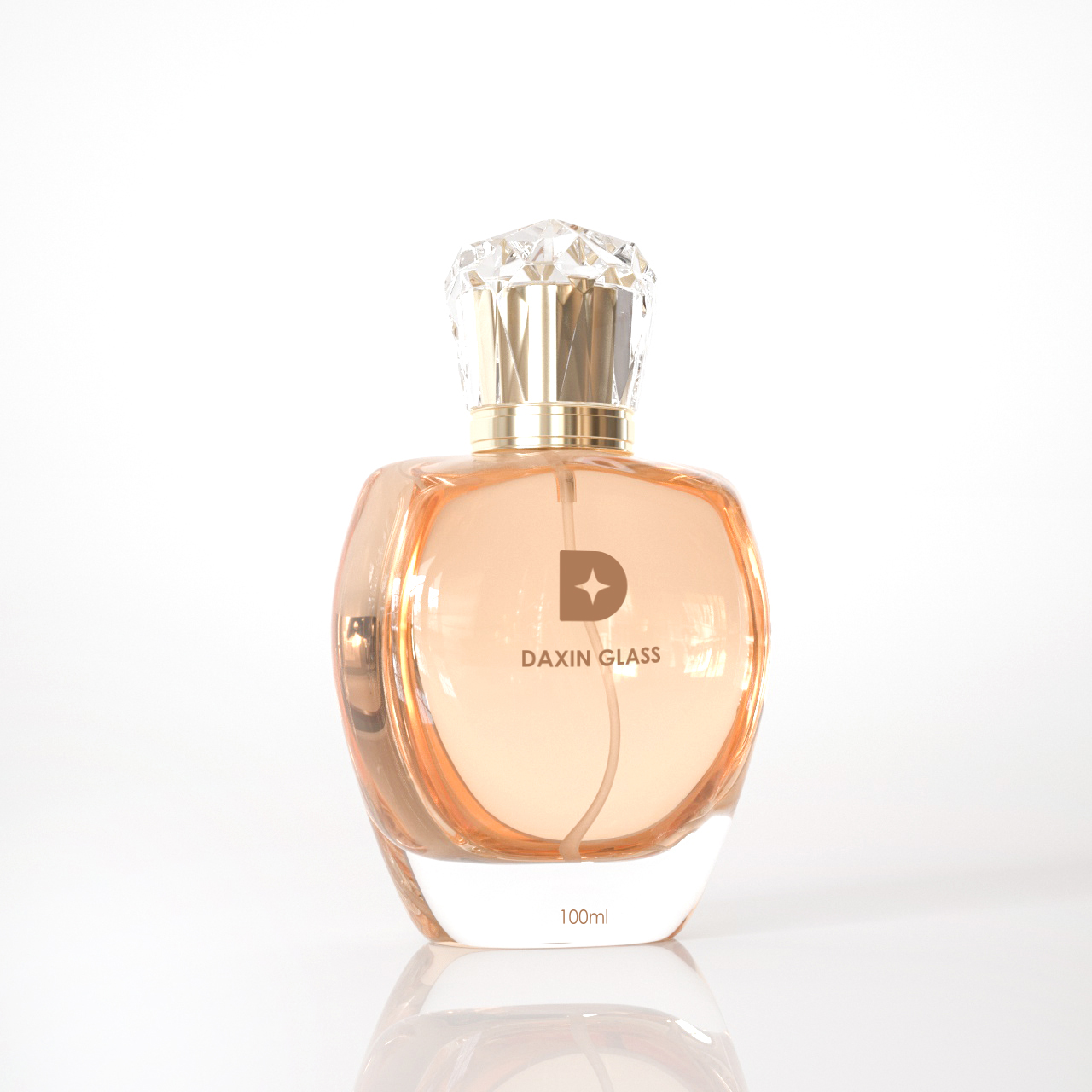 Supply 100ml Glass Perfume Bottles with Diamond Cap Wholesale Factory ...