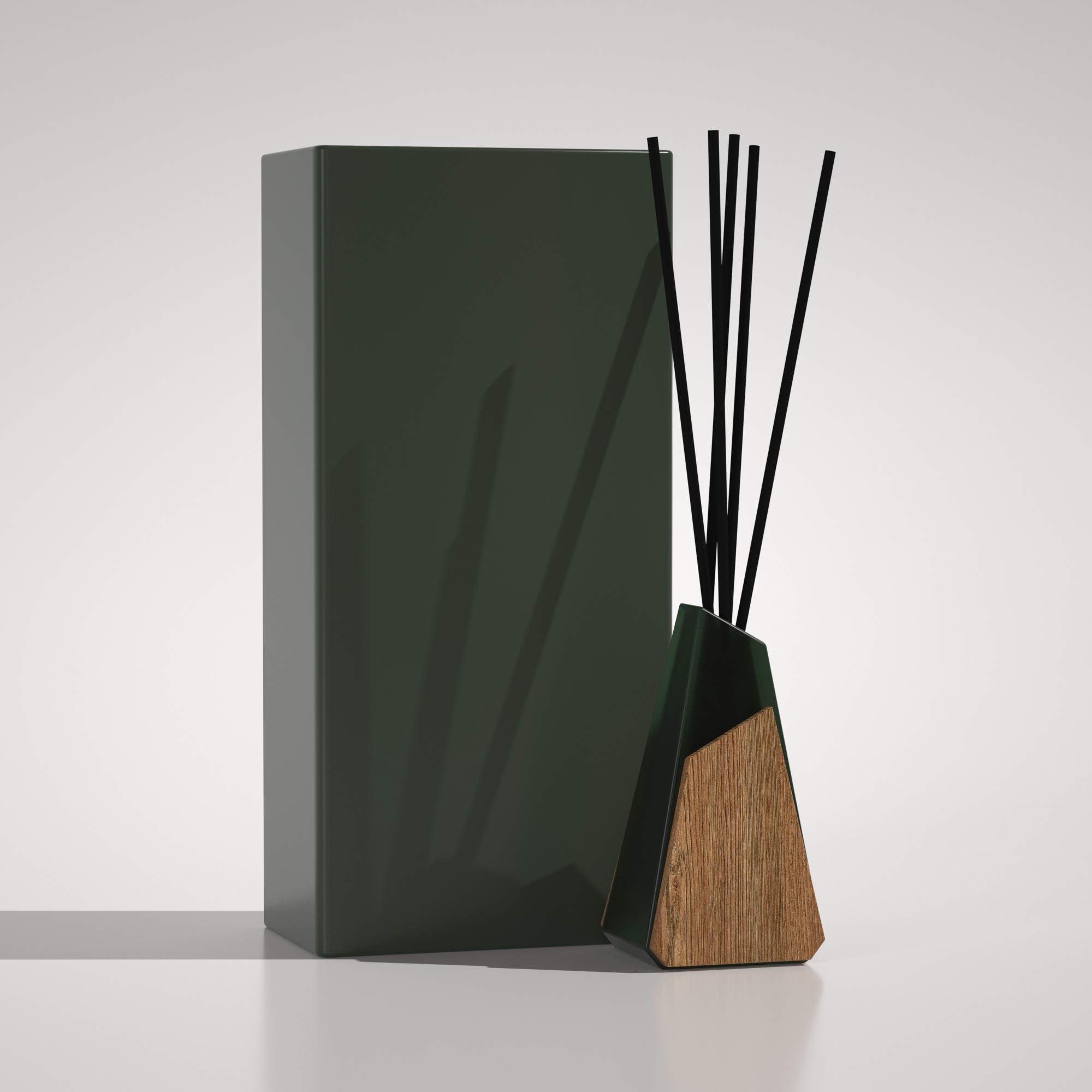 Supply Frosted Bottle Bamboo Diffuser Luxury Reed Diffuser Bottles Set ...