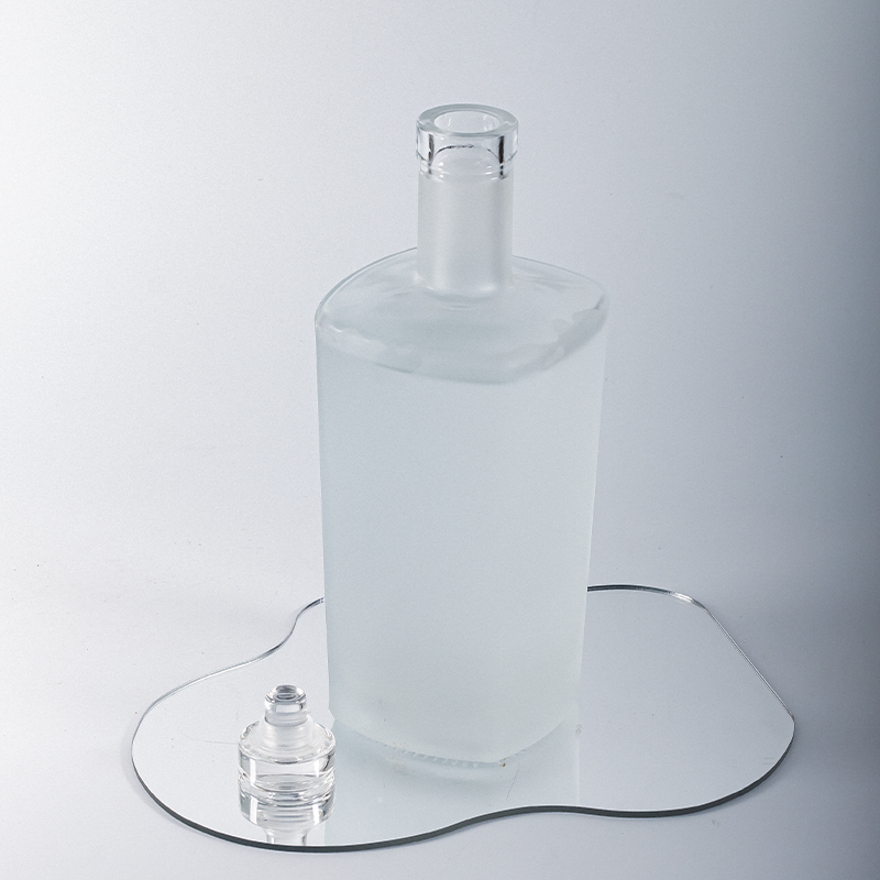 Supply Wholesale Frosted Rectangular Wine Glass 750ml Bottles for ...