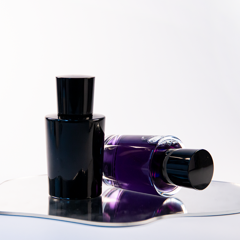 Supply 50ml Luxury OEM Designer Perfume Bottle Unique Black Glass Empty ...