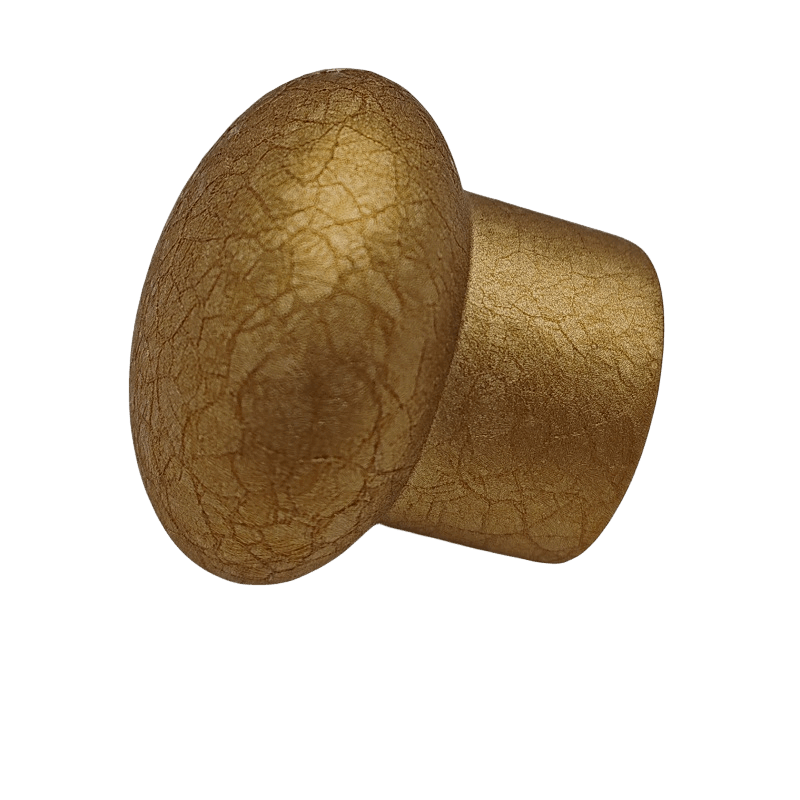 Supply crack surface golden color high class zamac perfume caps ...