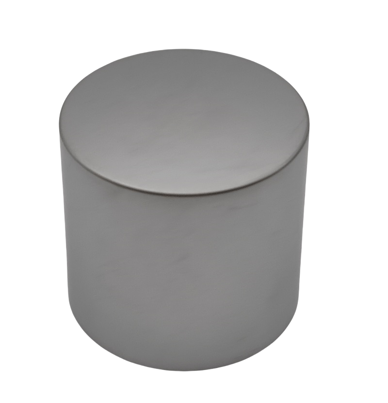 Supply Pearl chrome matte silver cylinder perfume caps for niche ...