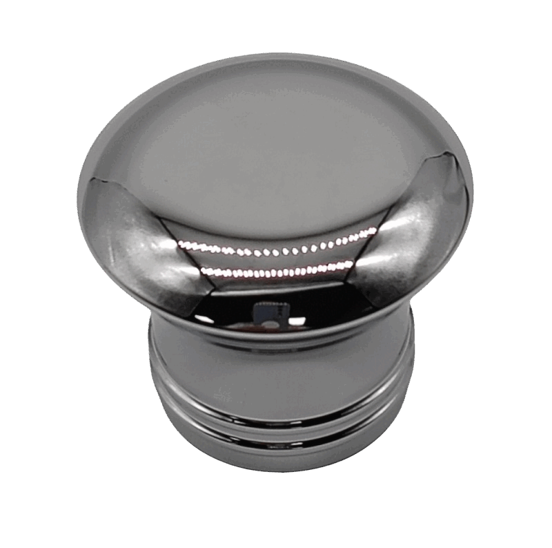 Supply shinny silver trumpet shape zamac perfume caps Wholesale Factory ...