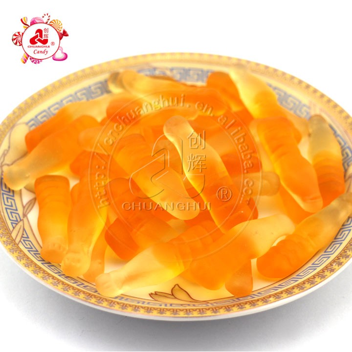 Supply Bulk Fanta flavor Gummy Candy, Fanta bottle Rubber Candy CH-S060 ...