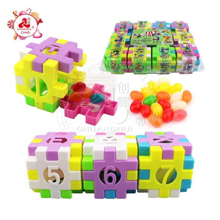 Supply Funny Building Block Toy And jelly bean Candy CH-T991 Wholesale ...