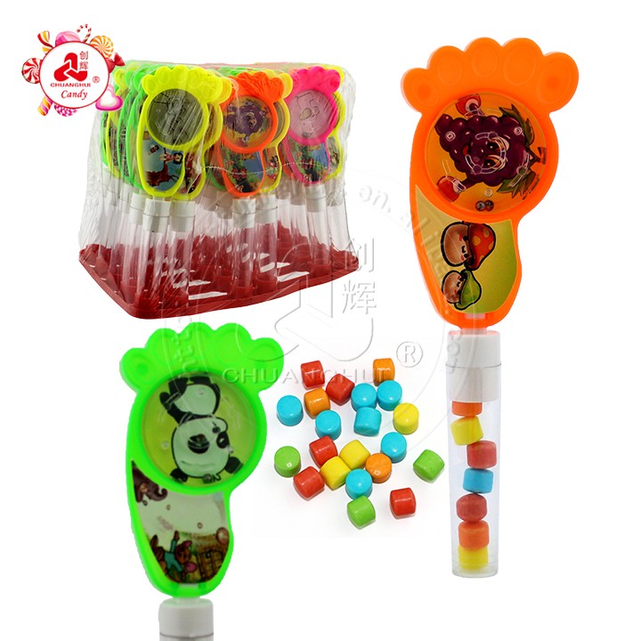 Supply 2020 cartoon maze foot toy candy CH-T1018 Wholesale Factory ...