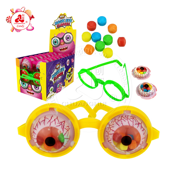 Supply Magic blast eye shape glasses toy with pressed candy CH-T1047 ...