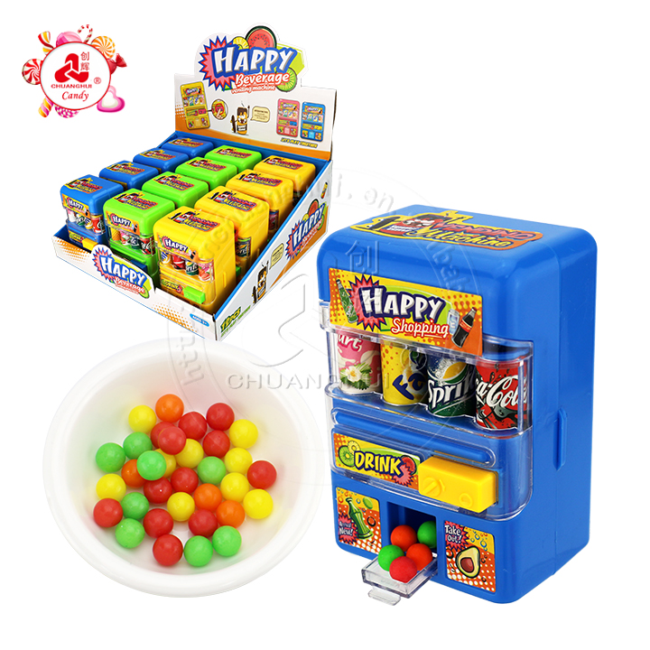 Supply Happy beverage vending machine shape toy candy CH-TB146 ...