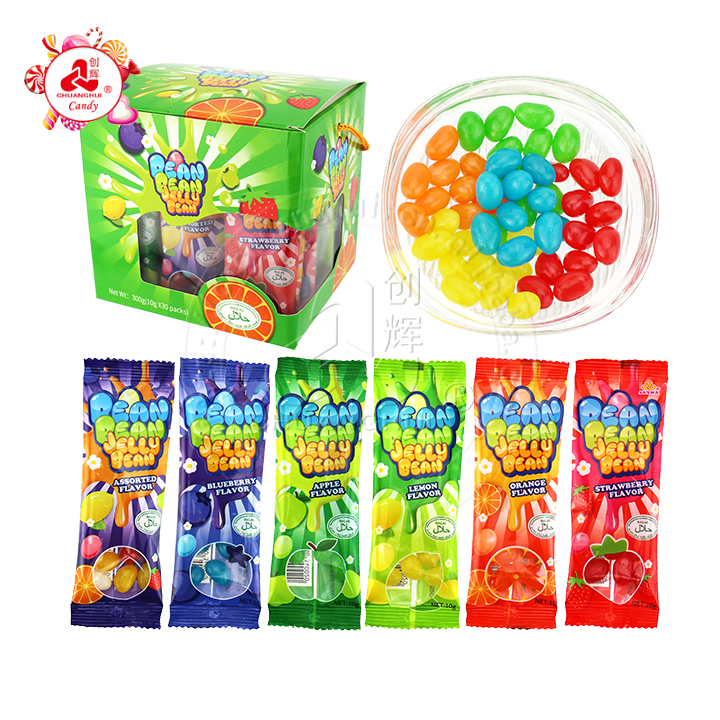 Supply Halal assorted flavor sour sweet Bean Bean jelly bean candy CH ...