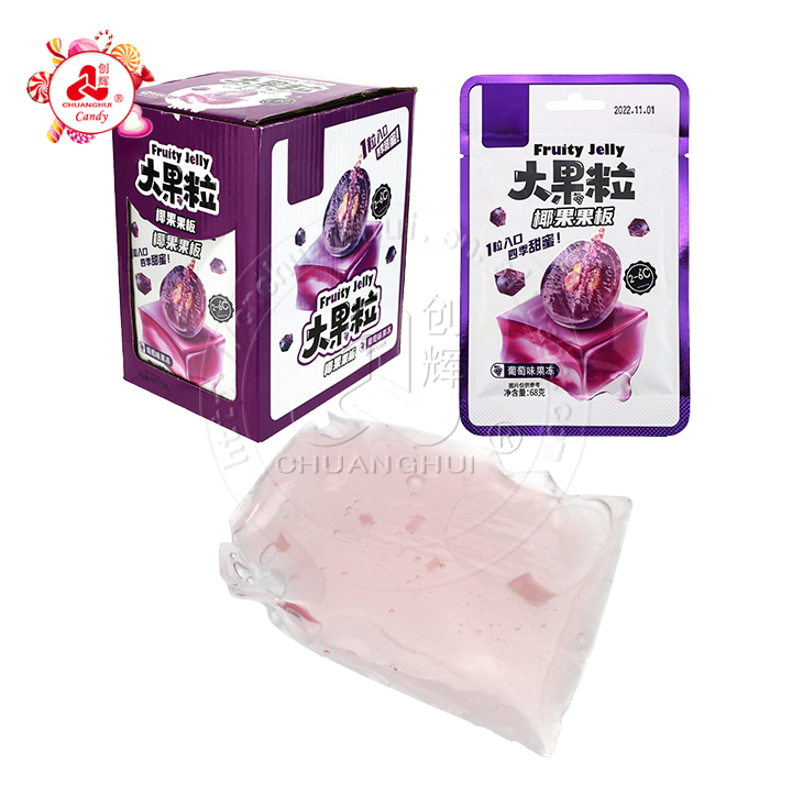Supply Big bag foods snacks Grape flavored pulp jelly CH-K232 Wholesale ...