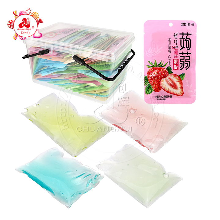 Supply Leisure snacks Konjak instant eating Japanese fruity jelly in ...