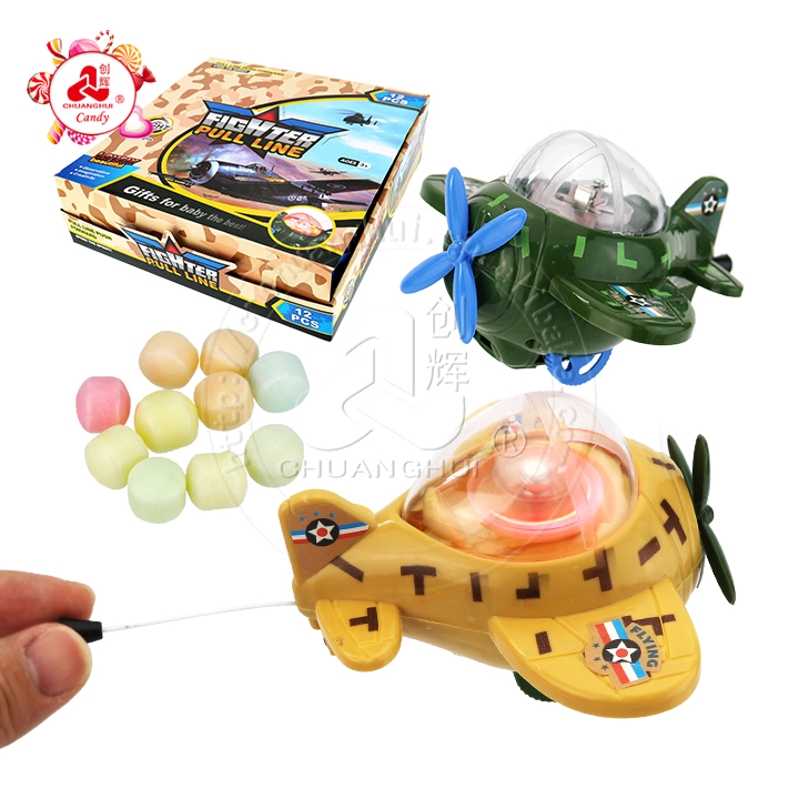 Supply Cartoon style plastic pull line string lighting fighter plane ...