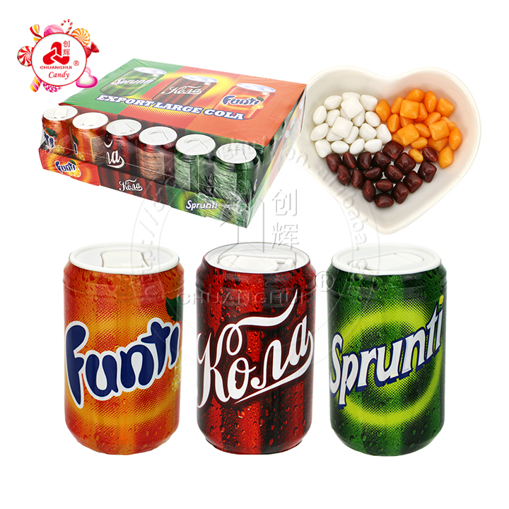 Supply Cola bottle mini square chewing gum in cola can CH-N615 ...