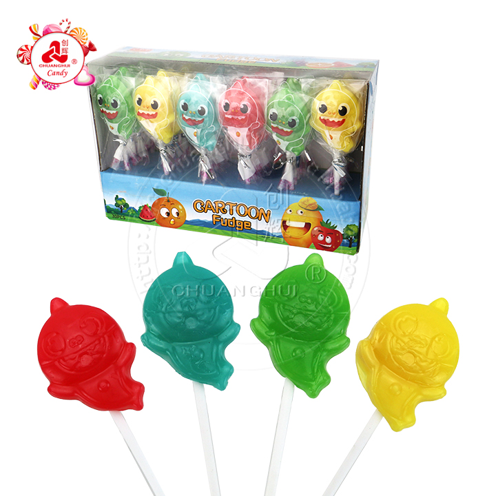 Supply Halal cartoon animal shark shape hard lollipop candy CH-BP061 ...