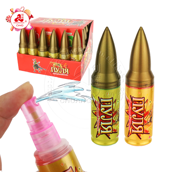 Supply HALAL Bullet shaped fruity flavors spray liquid candy CH-SP083 ...