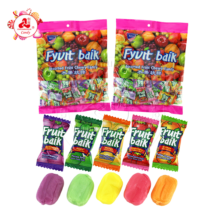 Supply 500g fruity flavour chewy soft candy in bag CH-J413 Wholesale ...