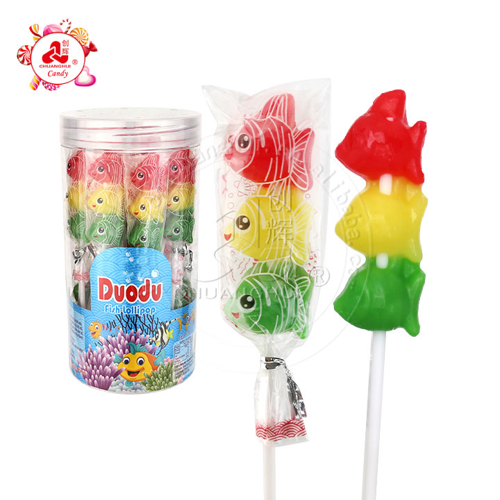 Supply 15g Cartoon fish animal shaped string lollipops CH-BP090 ...