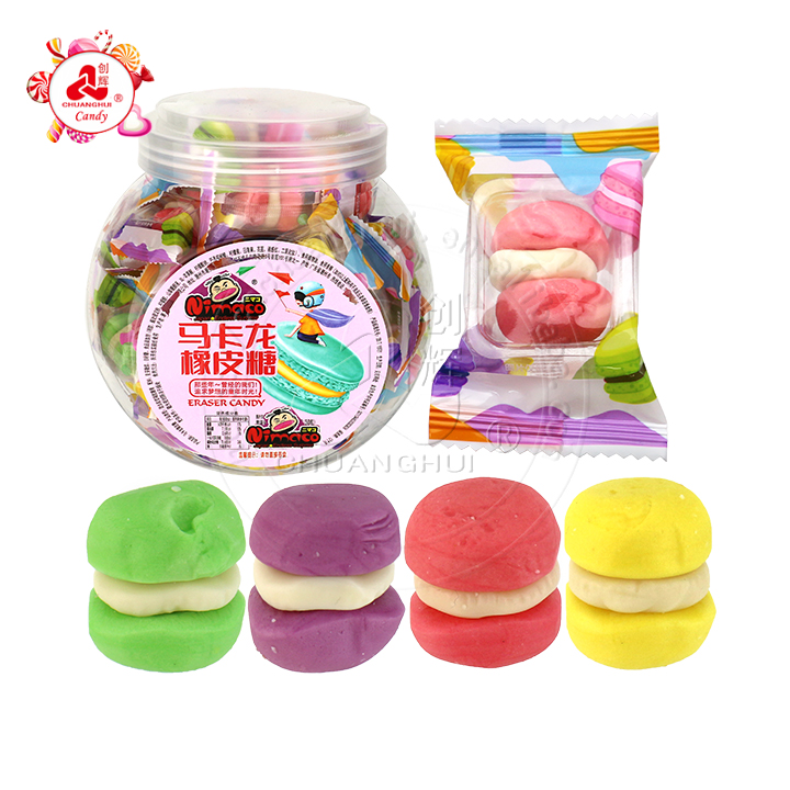 Supply HALAL Macarone shaped gumdrop chewy gummy candy CH-J481 ...
