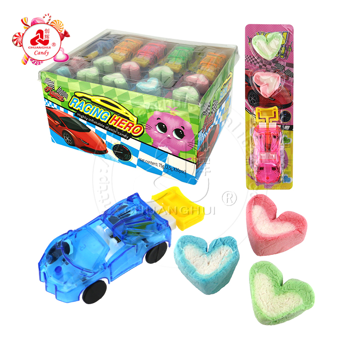 Supply Ejection toy car catapult toy with love heart marshmallow ...