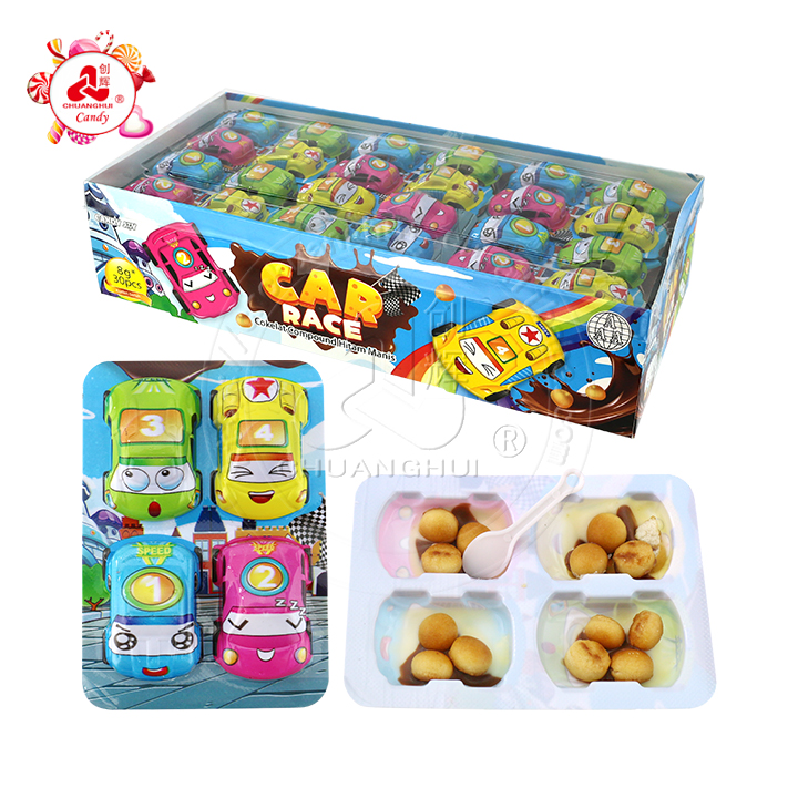 Supply 4 in1 mini car race shaped choco biscuit chocolate cookies CH ...