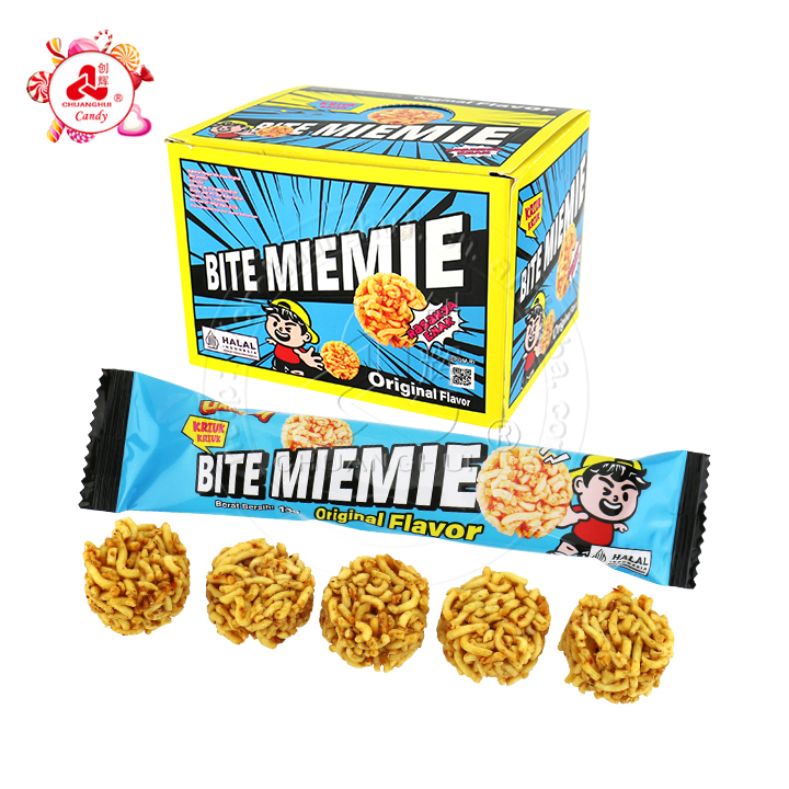 Supply Halal Crispy original flavor Bite Miemie instant noodles snack ball CH-D138 Wholesale ...