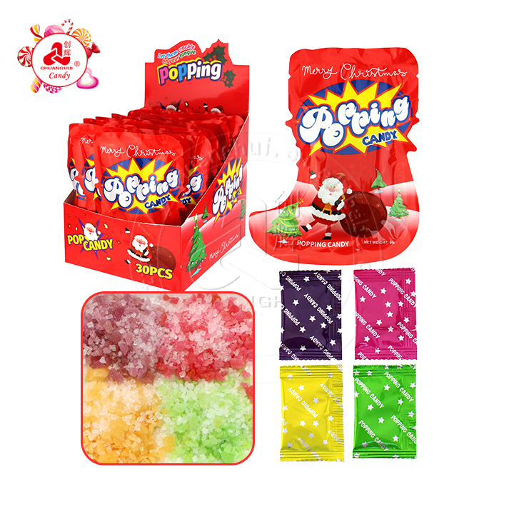 Supply Christmas Magic Pop Rock candy 4 in 1 Fruit Flavor Popping Candy ...
