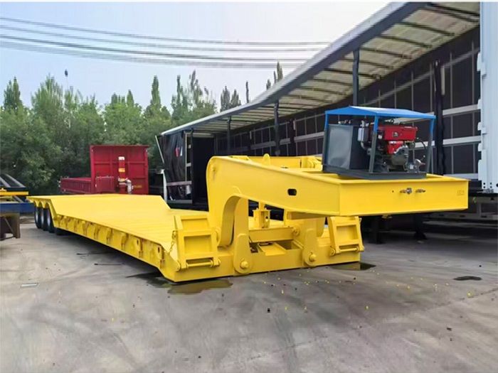 Supply 3 Axle RGN Removable Goose Neck Low Bed Trailer Wholesale ...