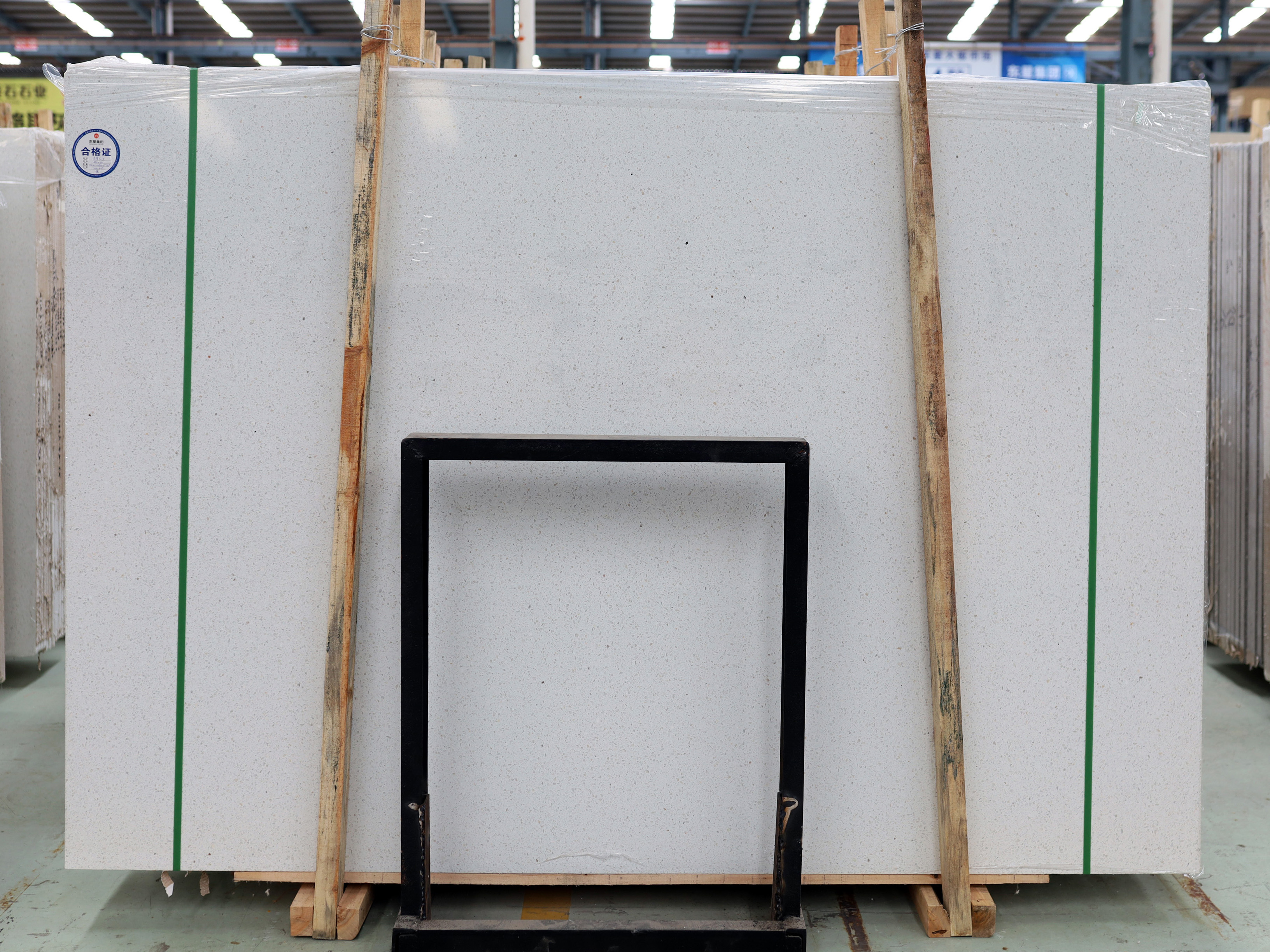Supply Snow white artificial stone inorganic cementitions terrazzo ...