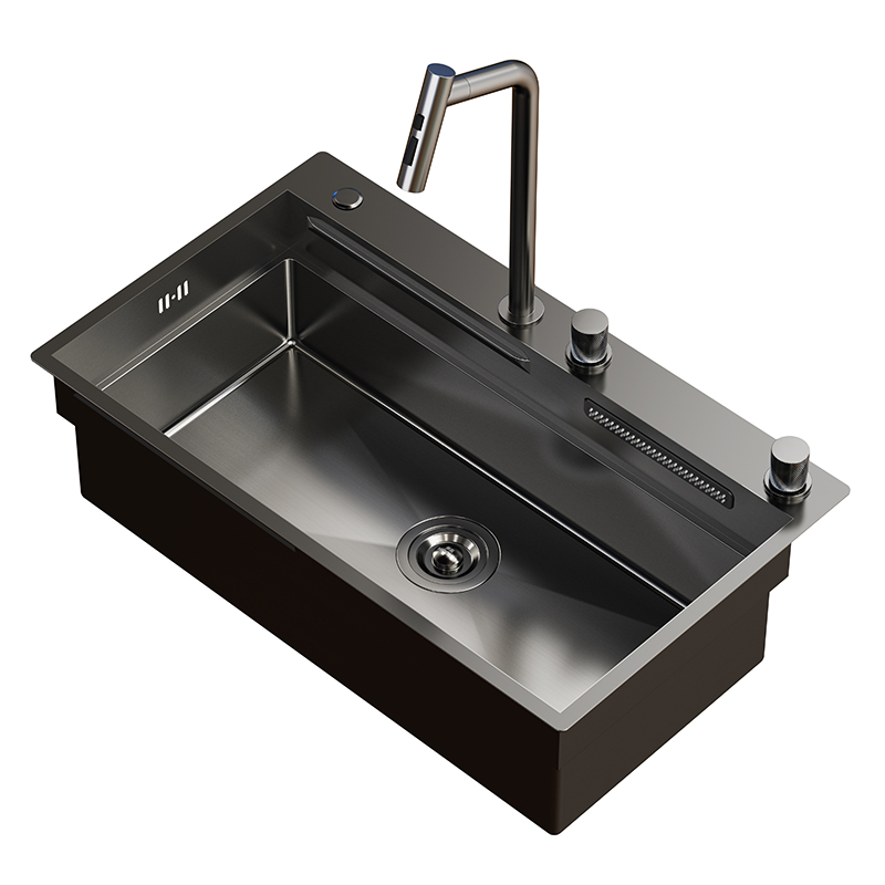Supply ‌Top-mounted Handmade Rounded Corner Single Basin Factory Quotes ...