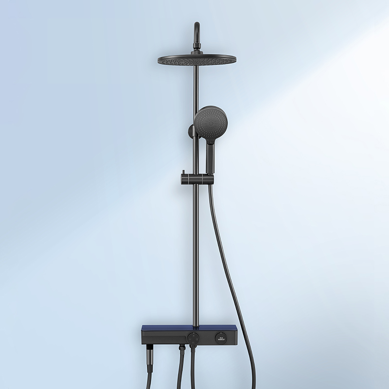 Supply 4-Function Shower System with Storage Shelf Factory Quotes ...