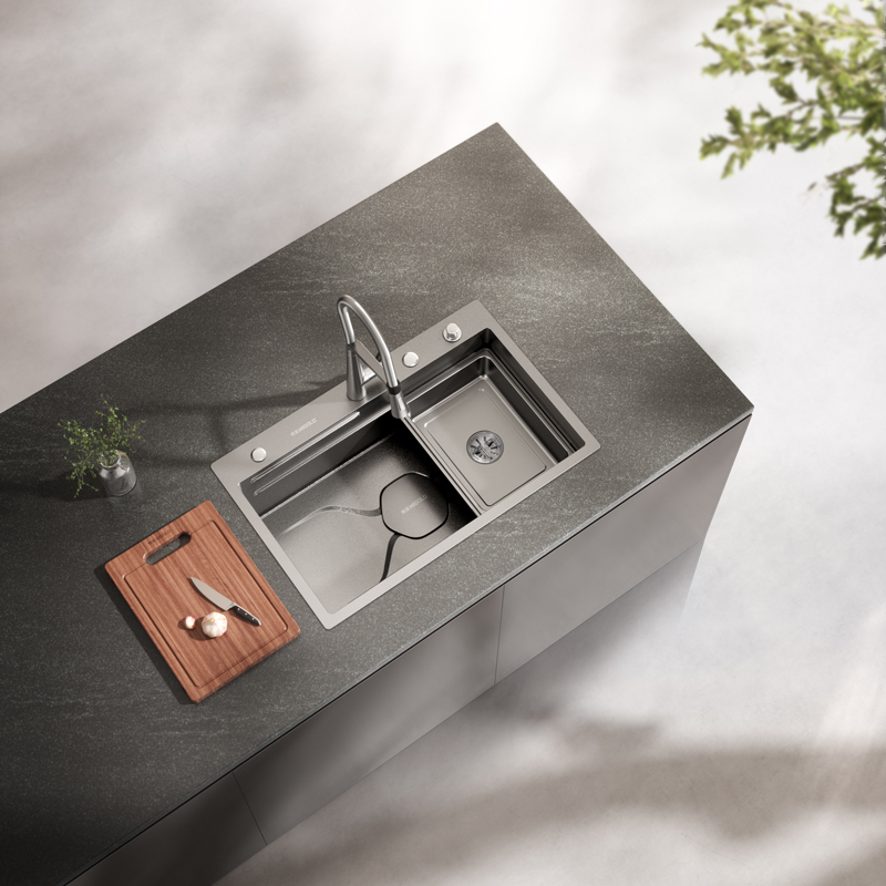 Supply BL5.0 Stainless Steel Stone Texture Nano Sink Factory Quotes ...