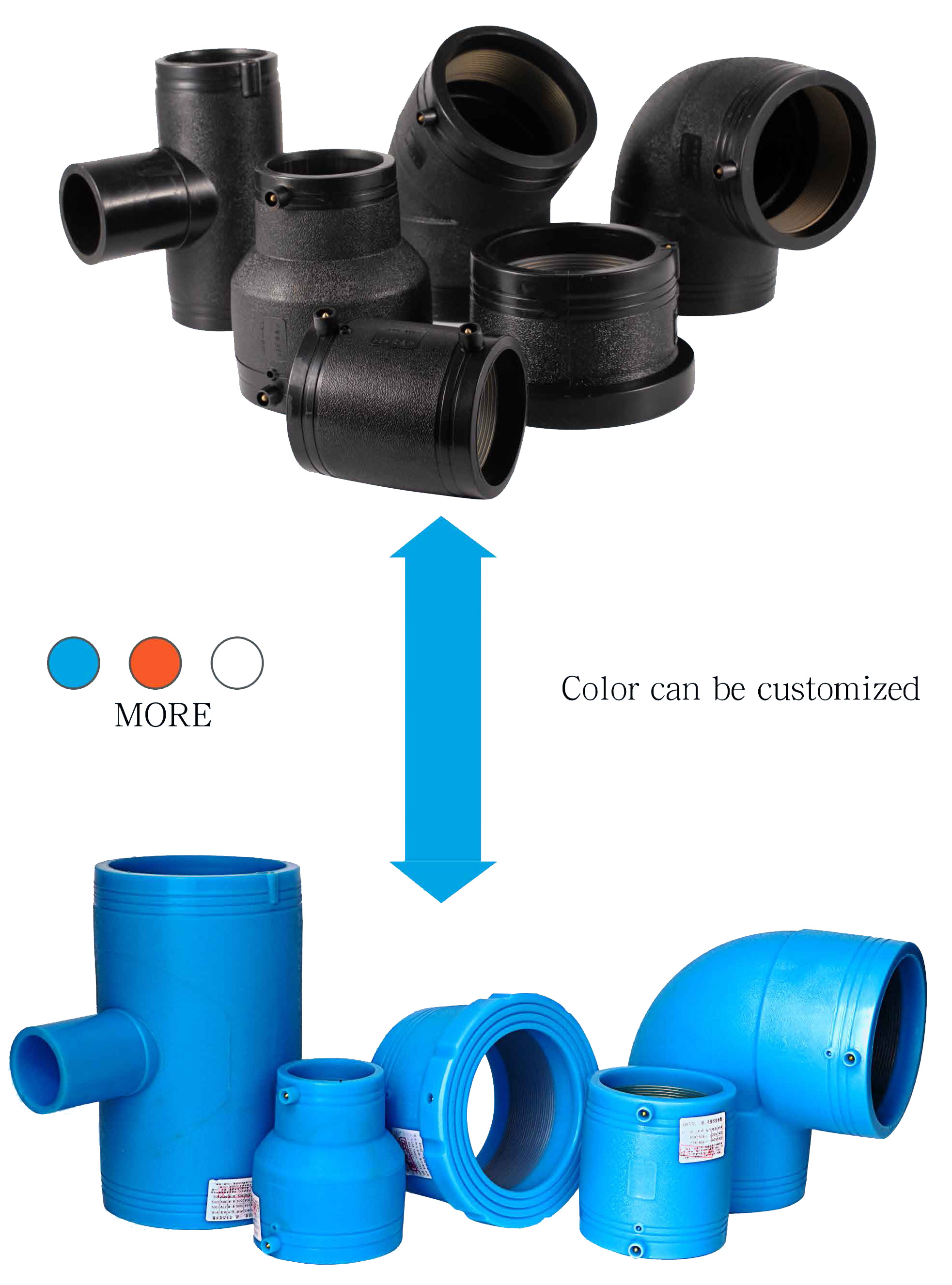 Supply PE Electrofusion Pipe Fitting Wholesale Factory Xuyi Titan Supply PE Electrofusion Pipe Fitting Wholesale Factory Xuyi Titan