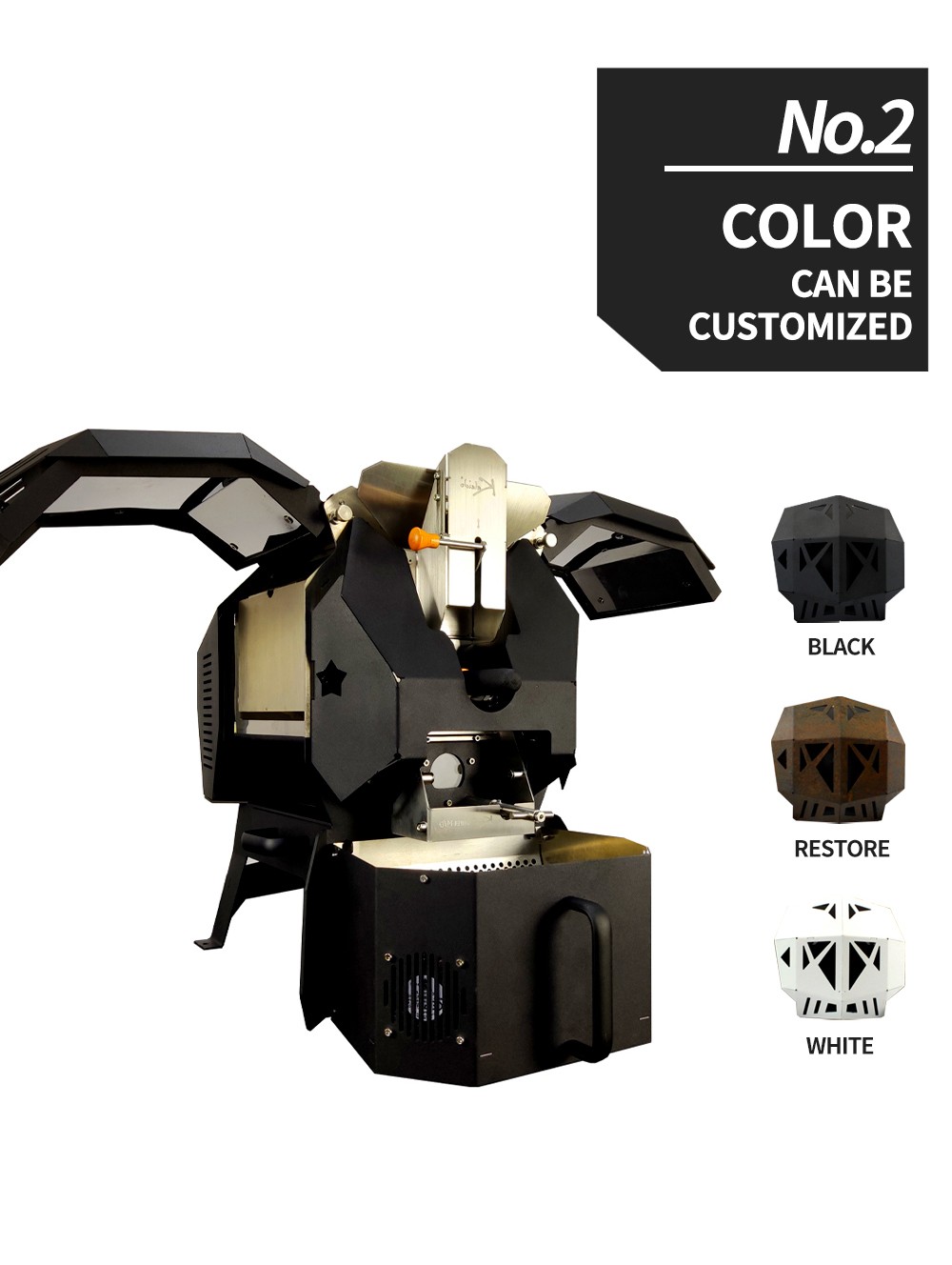 Supply Coffee Machine Roaster With Carbon Fiber Infrared Electric ...