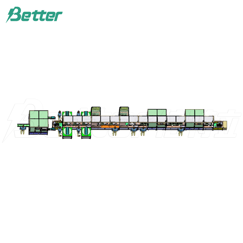 Supply Automatic Assembly Line for Prismatic Cells Battery Packs ...