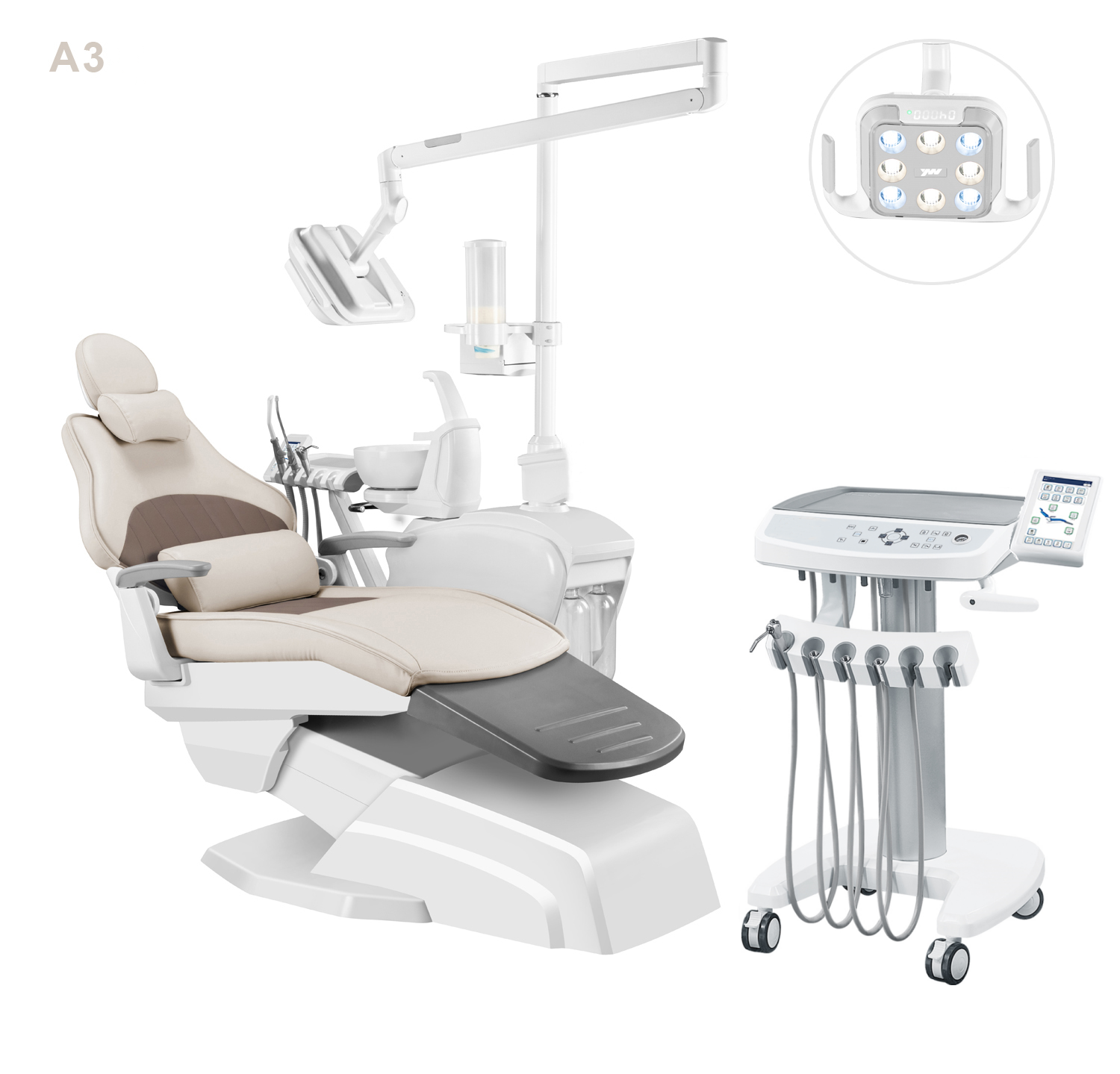 Supply A3 cart dental chair with touch screen Wholesale Factory ...
