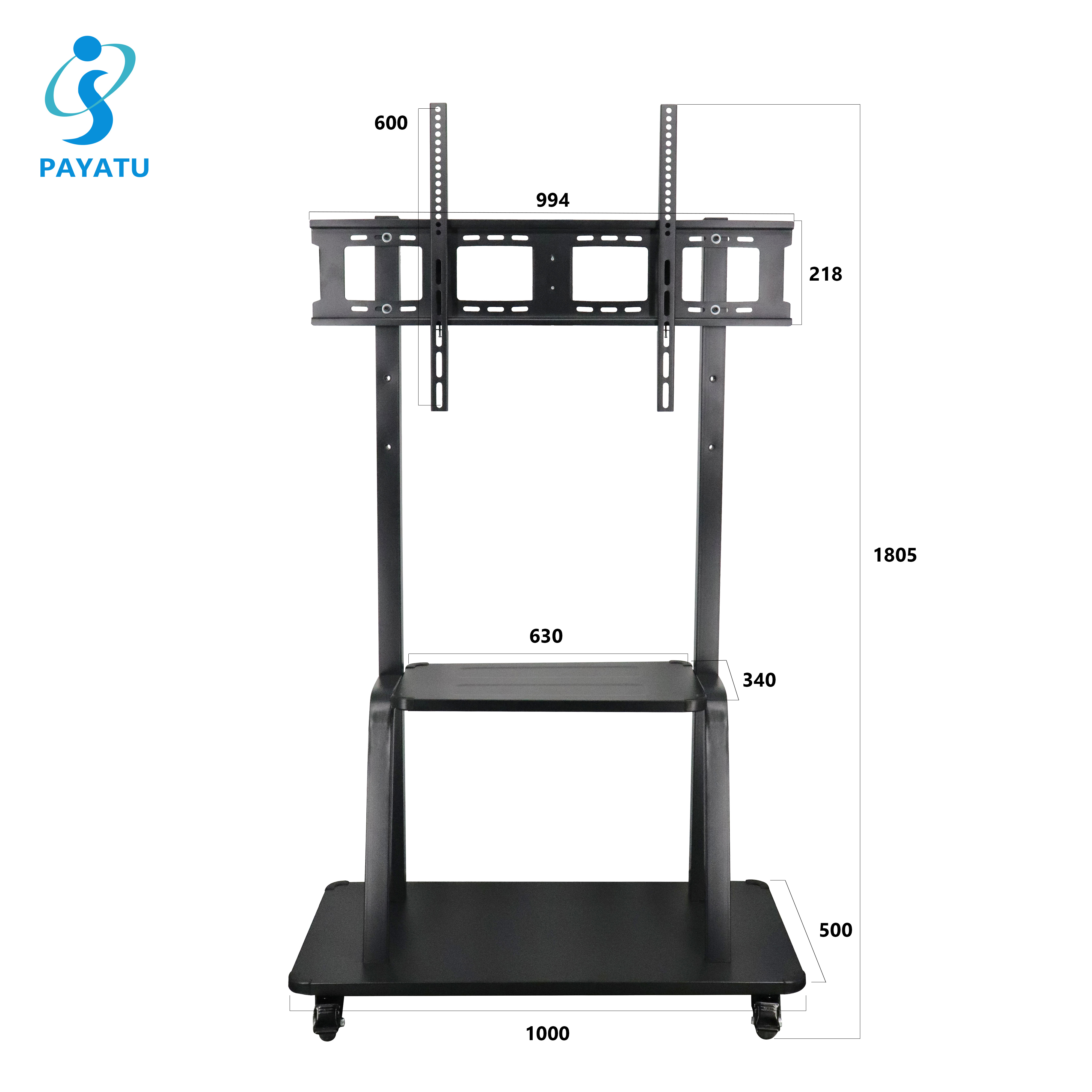 Supply Universal Big Size TV Trolley Stand TV Mobile Cart Wholesale ...