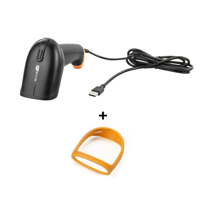 Supply NETUM S3 Wired 1D CCD Handheld Barcode Scanner with Protection ...