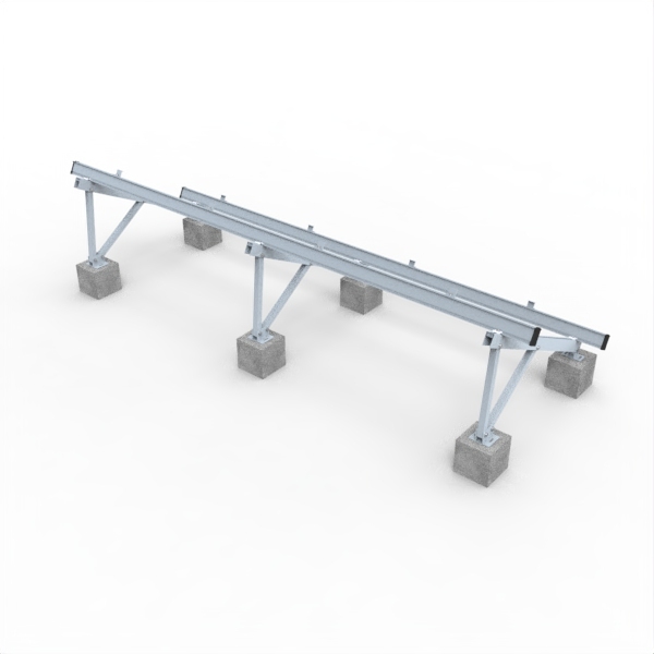 Supply Rooftop Solar Rail Pv Mounting Structure Systems Wholesale ...