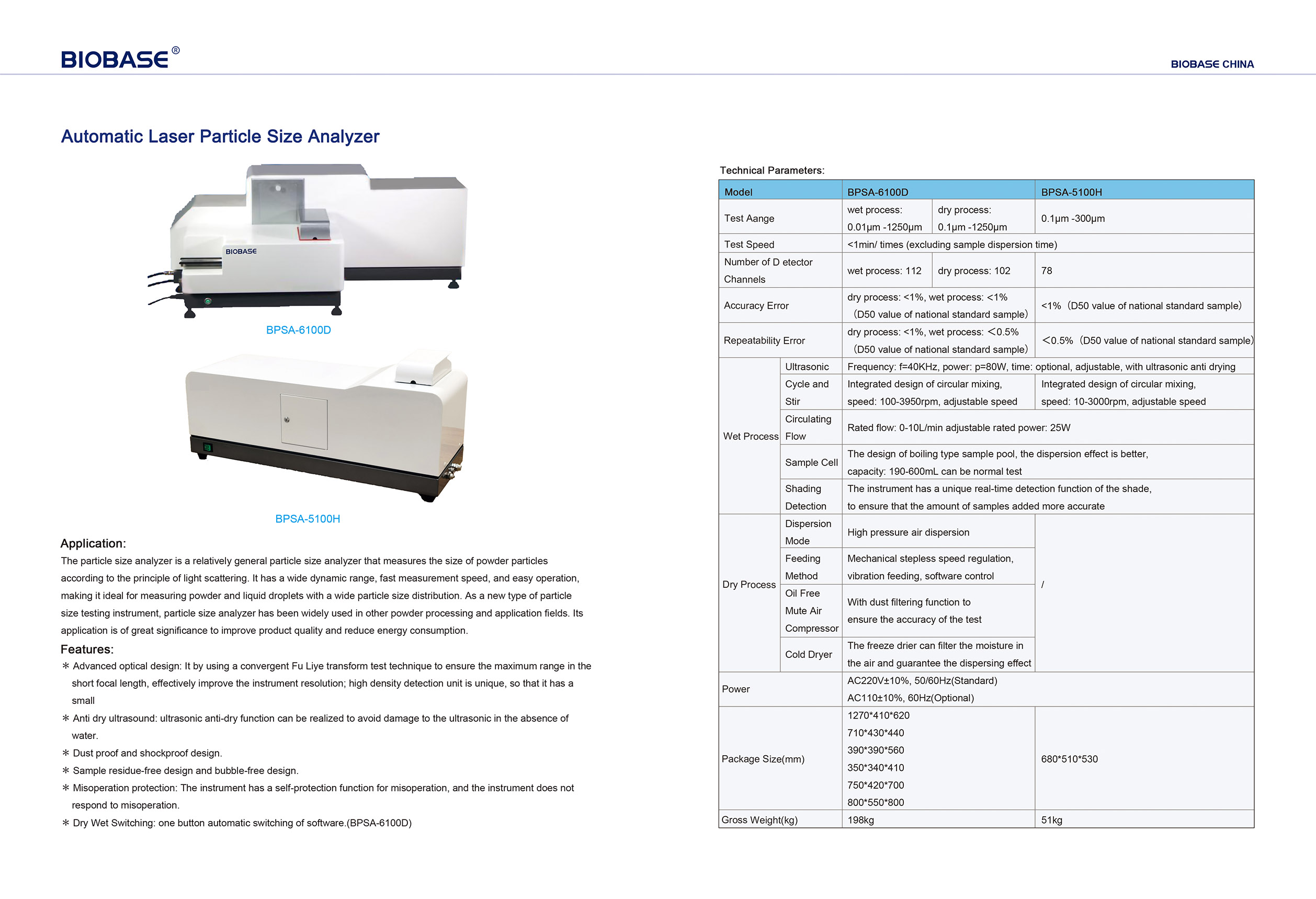 Supply Automatic Laser Particle Size Analyzer Wholesale Factory - BIOBASE GROUP