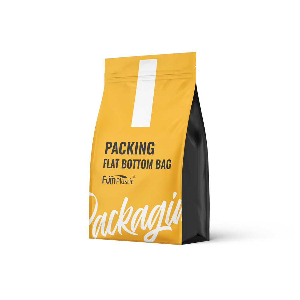 Supply flat bottom plastic coffee ziplock bags packaging Wholesale ...