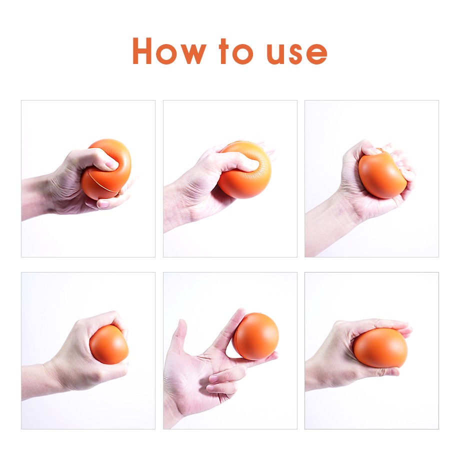 Supply Motivational Stress Balls Relief Balls Adult Kid Hand Exercise ...